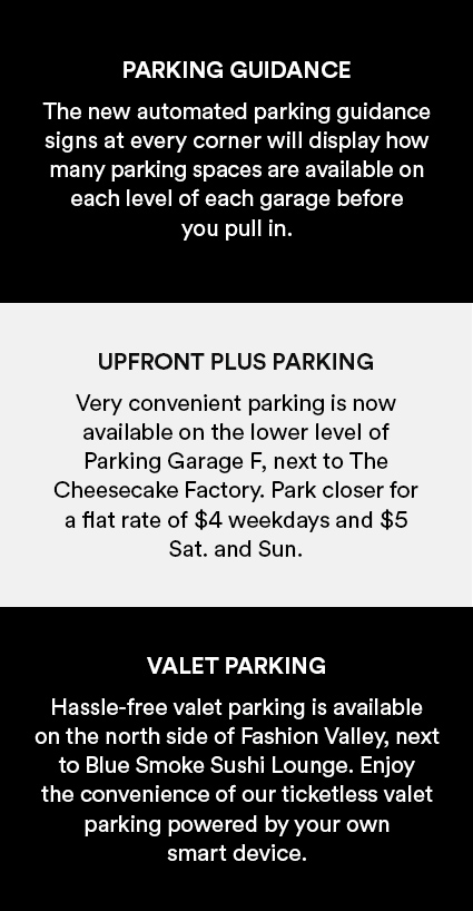 Fashion Valley Parking Just Got Easier